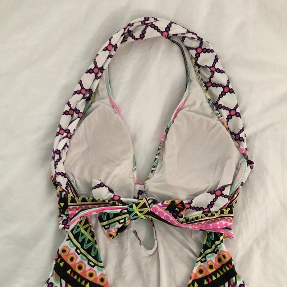 Trina Turk | Swim | Trina Turk One Piece Swimsuit Keyhole Halter ...